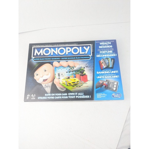 Hasbro | Games | Monopoly Super Electronic Banking Board Game 220 ...